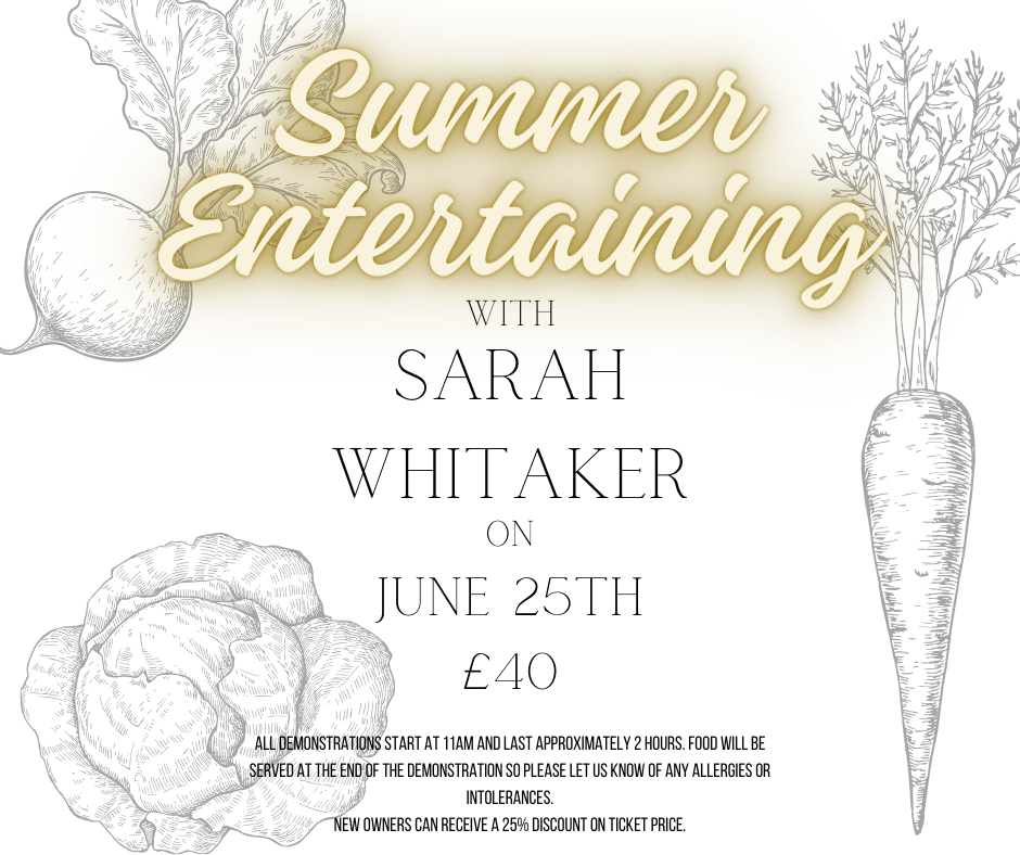 Upcoming AGA Events & Cooking Demonstrations by Garton King